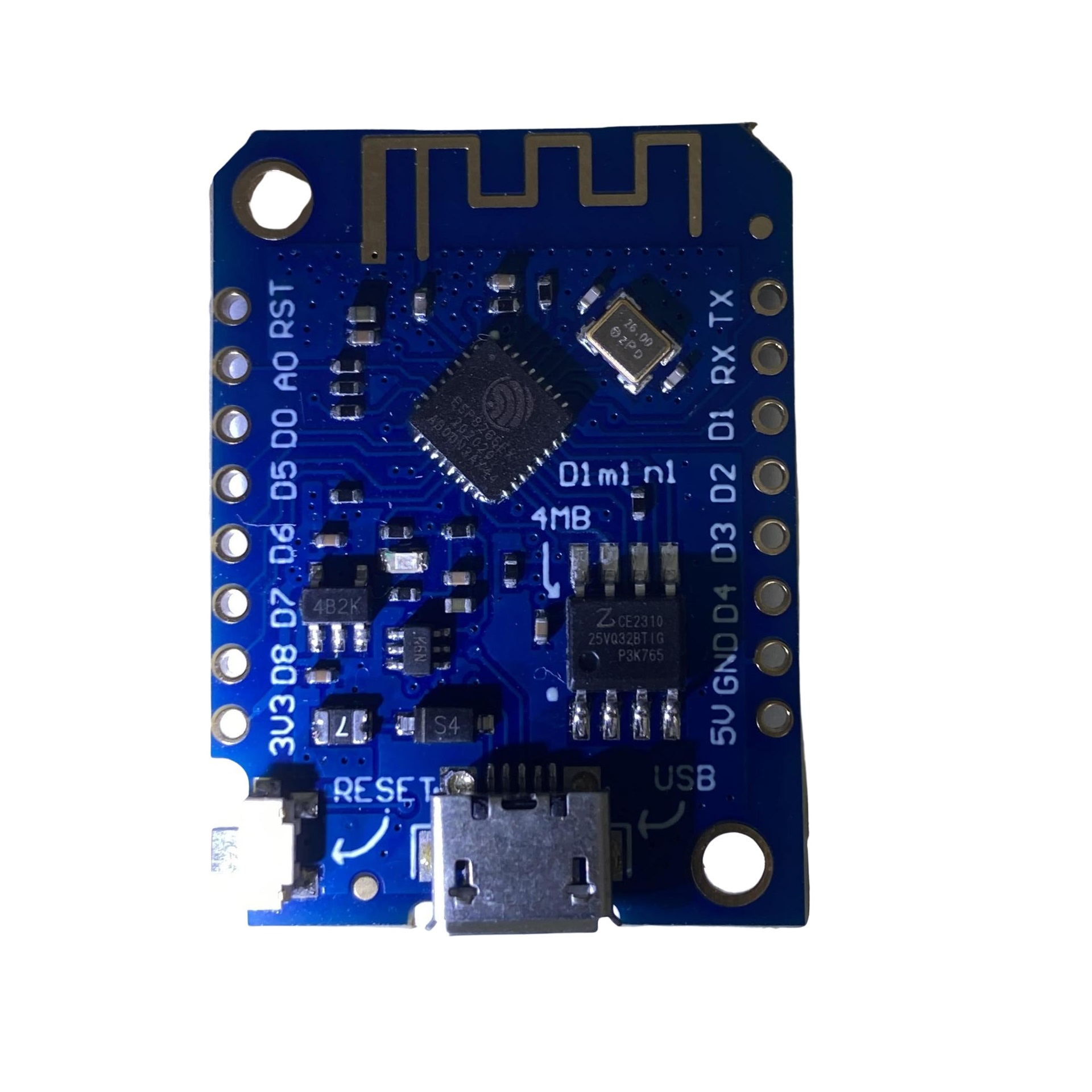 Wemos D1 Mini ESP8266 Wifi Arduino Compatible V3.0.0 4Mb - ELECTROART