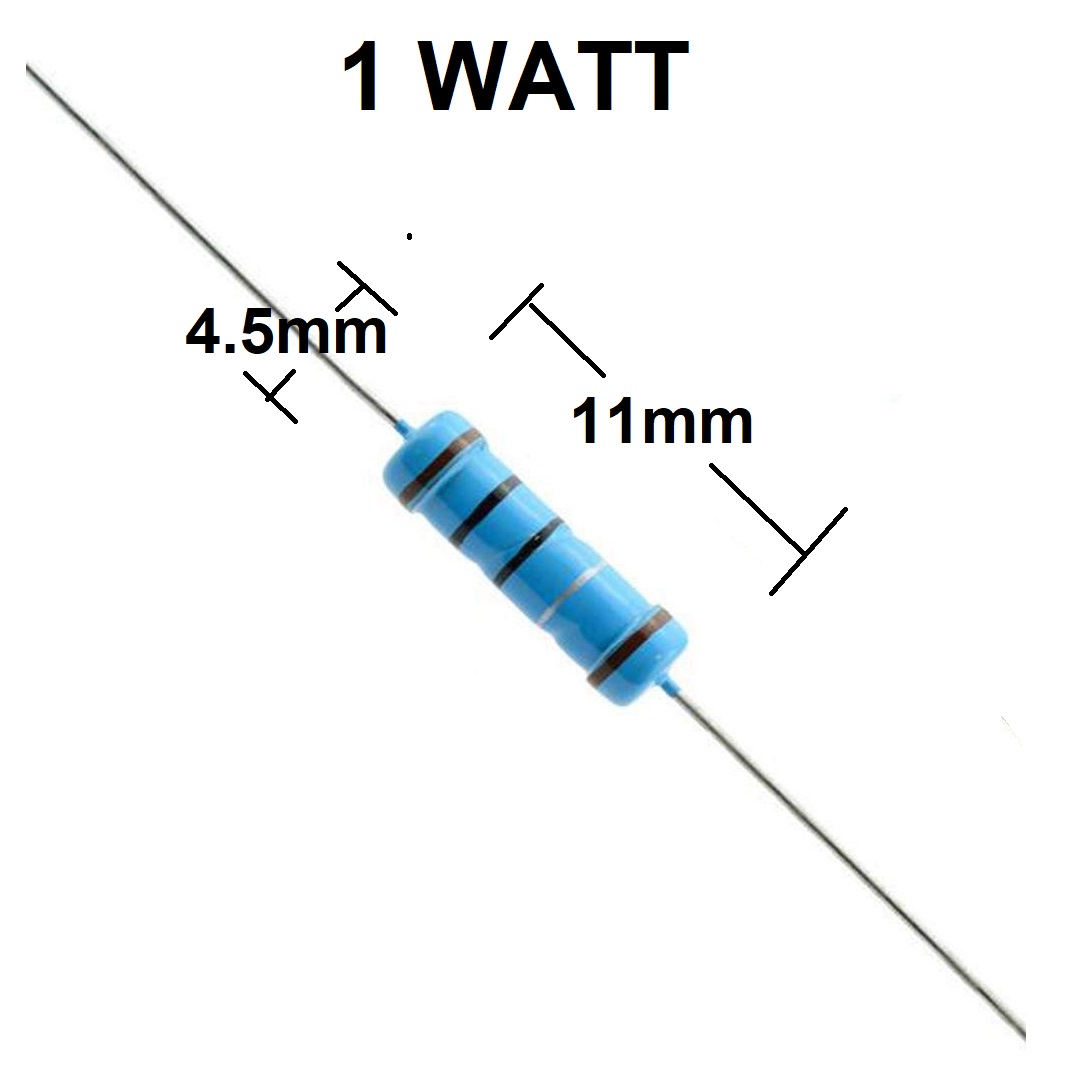 5x Pack Resistencia 1 Watt - ELECTROART