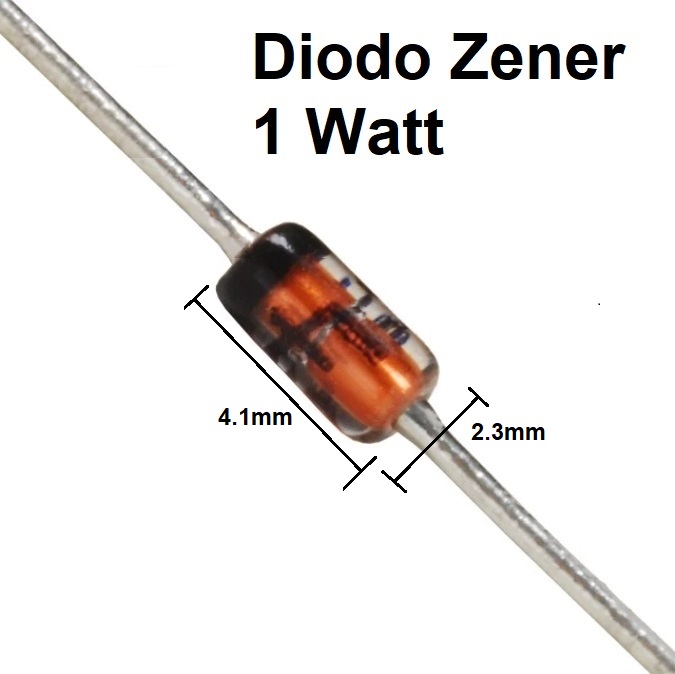 5x Pack Diodo Zener 1 Watt - ELECTROART