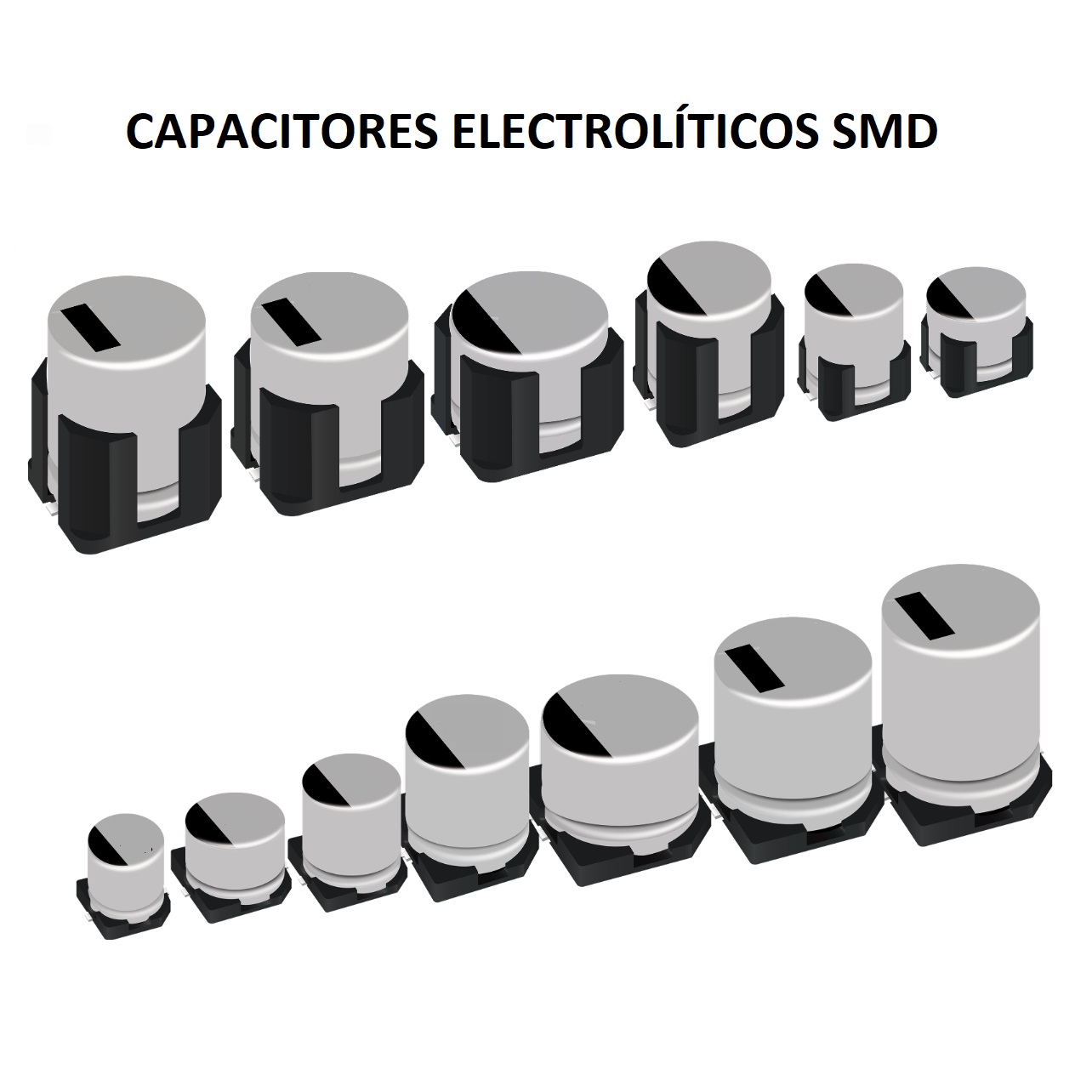 Pack Capacitores Electrolíticos SMD Aluminio - ELECTROART