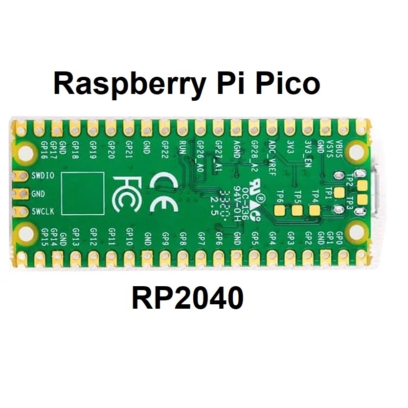 Microcontrolador Raspberry Pi Pico RP2040 - ELECTROART