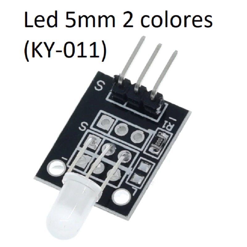 Diodo Led 2 colores 5mm (KY-011) – ELECTROART