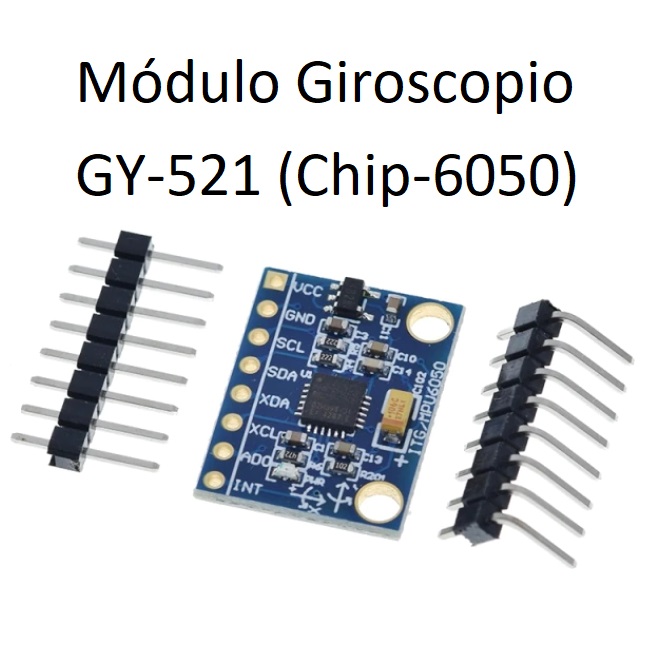 Módulo Giroscopio Gy 521 Chip 6050 Mpu6050 Electroart