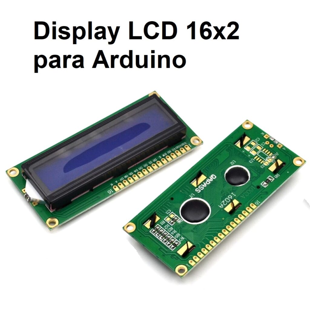 Módulo Pantalla LCD 1602 16x2 I2C Fondo Azul - ELECTROART