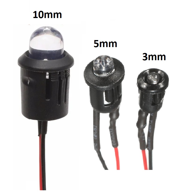 20x Pack Soquetes Soporte Clip para diodos led – ELECTROART