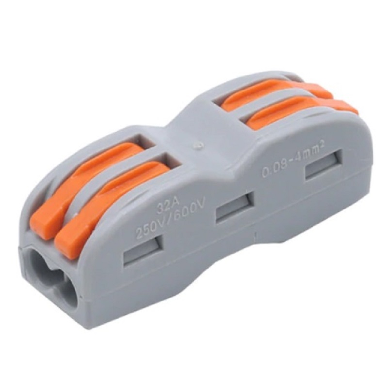 5x Pack Conector Eléctrico Rápido Wago 222 ( 2 x 2 pines ) - ELECTROART